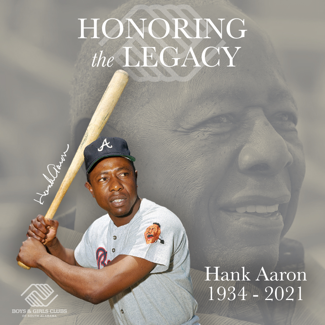 Honoring the legacy of our dear friend and Mobile legend, Hank Aaron ...